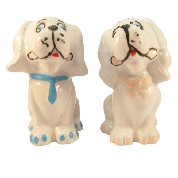 Kitchen | Vintage Ceramic Dog Salt And Pepper Shakers | Poshmark